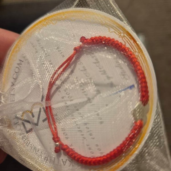 14k Gold Red String Baby Bracelet, Gold Heart Baby Shower Gift, Toddler ...