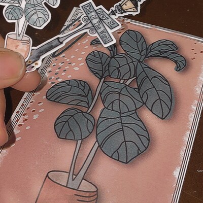 DMB Grey Street Lamp Sticker - Etsy