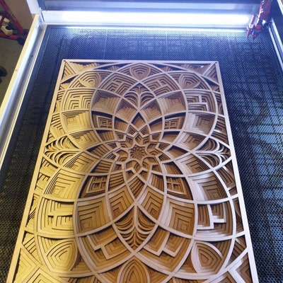 Digital Files-bloom-cricut SVG-CNC Laser Cut Multilayer 3D Mandala ...