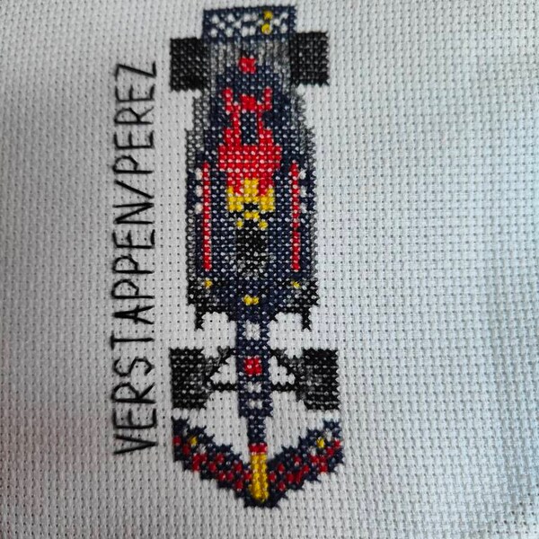 F1 2024 Cross Stitch Pattern for All 10 Teams // PDF Pattern - Etsy