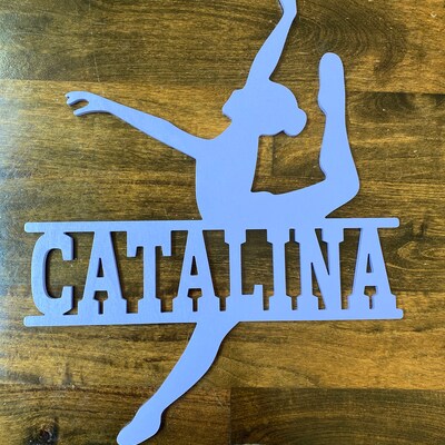 Personalized Dance Door or Wall Sign, Dancer Decoration Name - Etsy