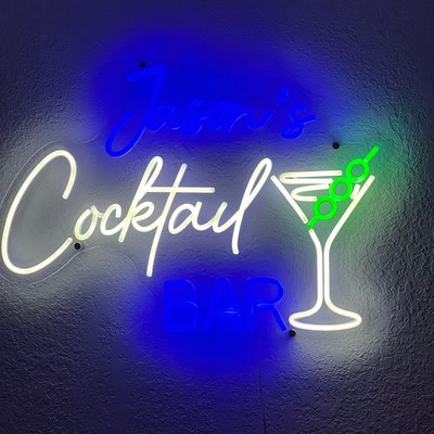 Airplane Neon Sign Custom Aviation Decor Personalized Pilot Gift Unique ...