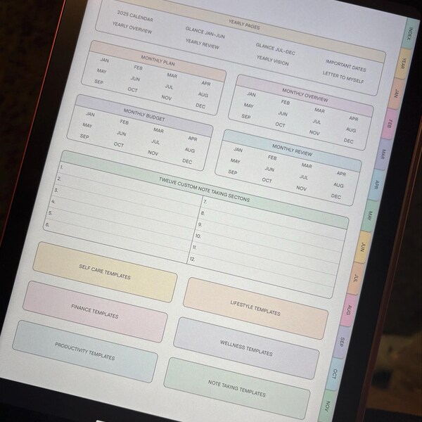 Digital Note Taking Goodnotes Notability Template College Student ...