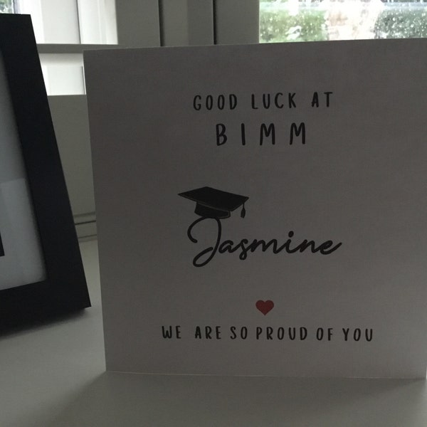 Going to University Card, Good Luck at University Card, off to Uni Card ...