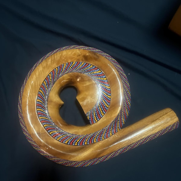 Spiral Didgeridoo Instrument , Travel Didgeridoo Small Digeridoo Didge ...