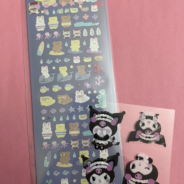 Kpop Stickers Toploader Sticker Sheets Polco Deco Sticker Sheets Korean ...