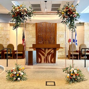 Chuppah, Copper Chuppah, Chuppah Kit, Ceremony Arch, Copper Wedding ...