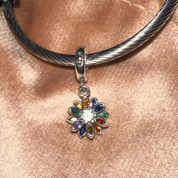 Sterling Silver Glow in the Dark Firefly Charm, Fits Pandora Bracelet ...