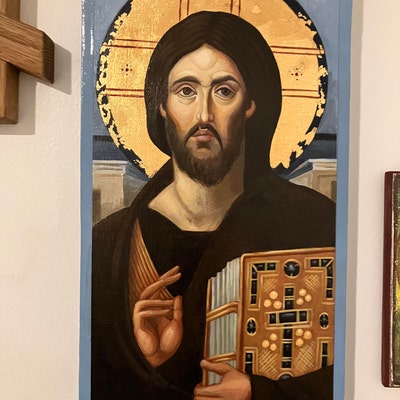 Partly Hand-painted/gilded Harrowing of Hell Icon Canvas Print ...