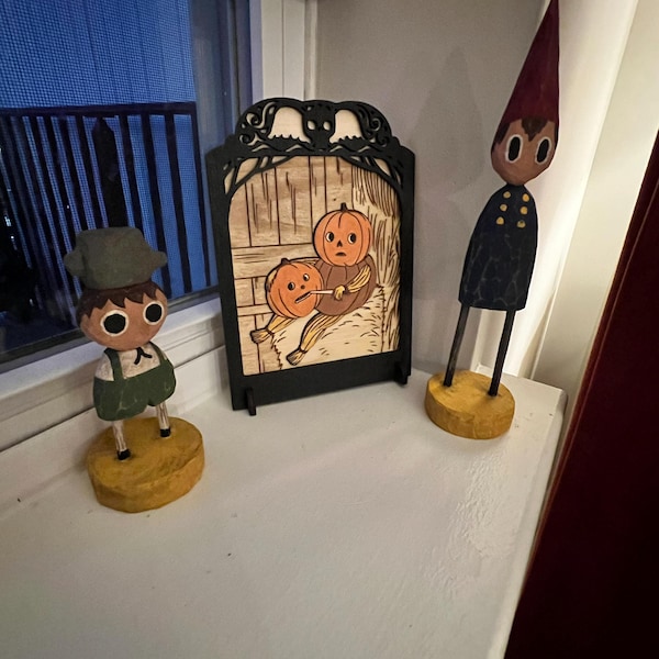 Greg and Wirt Wooden Figurines - Etsy