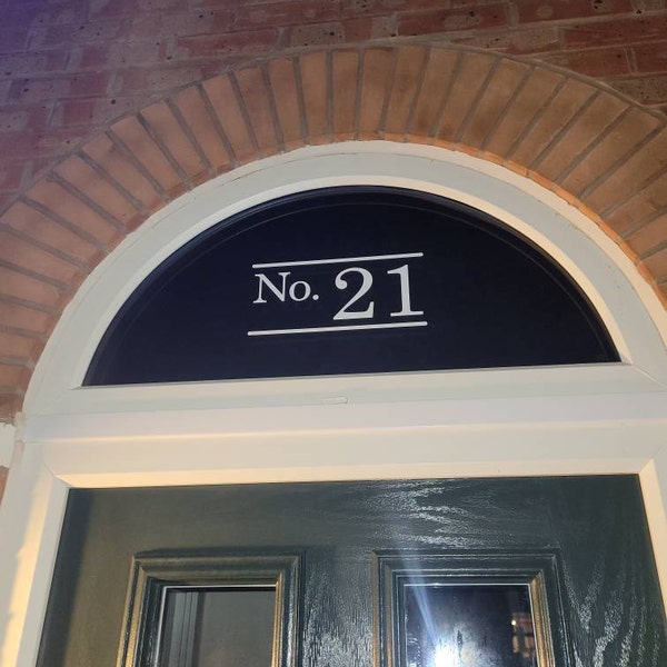 Door Number Stickers | Vinyl House Numbers | Vinyl Door Sign | Front ...