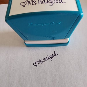 Name Stamp for Clothing, Permanent on Any Surface or Fabric ...