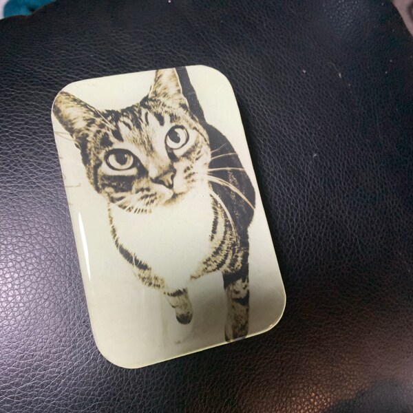 Cat Knitting Notions Tin, LARGE Card Case (026) - Etsy