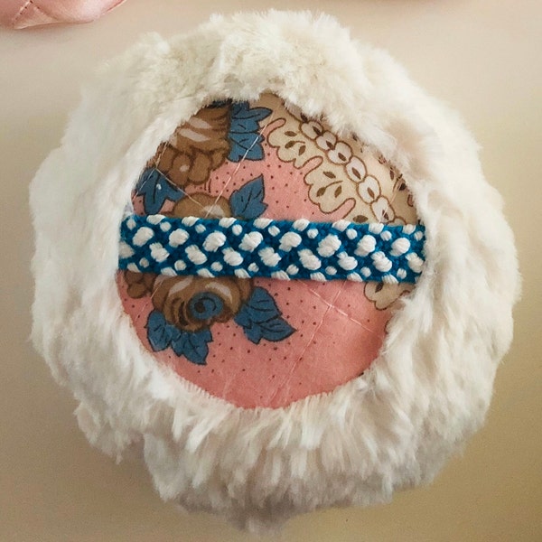 Faux Fur Vintage Style Powder Puff Retro Powder Puff - Etsy