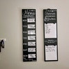 Menu Board, Kitchen Decor, Hanging Farmhouse Menu, Weekly Menu Board ...