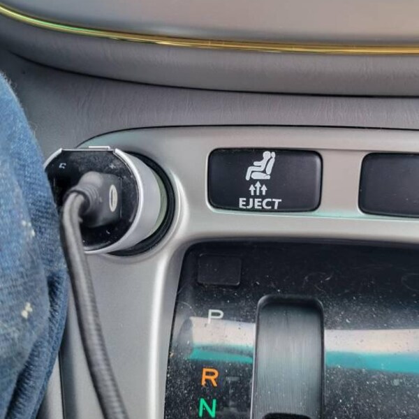 Eject Button Decal, Car Decal, Eject Passenger Button, Blank Button ...
