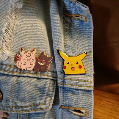 Spunky Hard Enamel Lapel Pin - Etsy