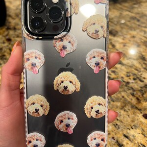 Custom Dog Phone Case Custom Pet Illustrated Phone Case Dog - Etsy