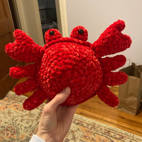 NO-SEW Crab Plush Crochet PATTERN - Etsy