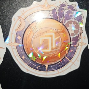 FFXIV Reaper Waterproof Vinyl Sticker Final Fantasy 14 RPR Job Stone ...