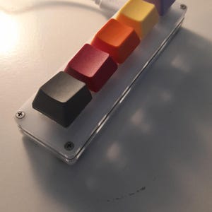 Cute Uwu Rose Gold Metal Artisan Keycap Custom Mechanical Keyboard Cute ...