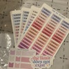 Nursing School Class Binder Labels Stickers, Nursing Student Stickers ...