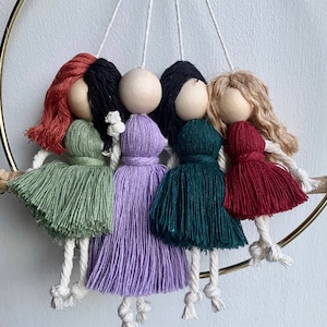 Macramé Mermaids Fibre Art Macramé Doll - Etsy