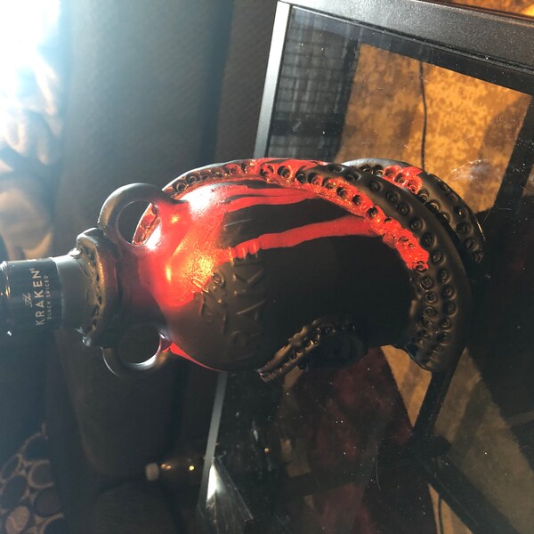 Trio Kraken - 3 Original Kraken Bottles, the Golden Kraken, the Rusty Kraken, the Silver Kraken ...