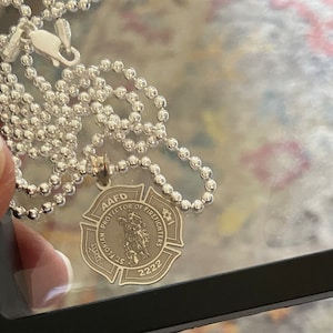 Saint Michael Personalized Police Badge With Department & | Etsy