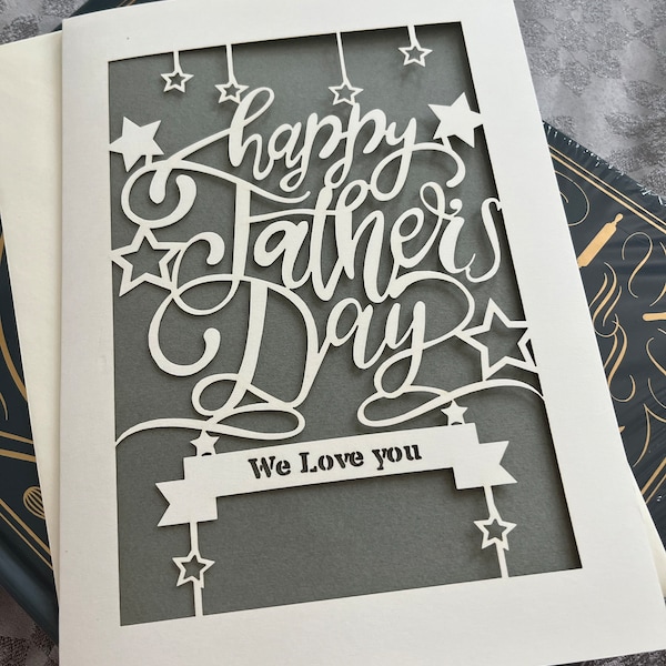 Personalised Fathers Day Card Custom Happy Father's Day Gift Wonderful ...