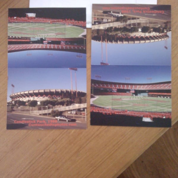 Candlestick Park Stadium Photograph Black and White - Fuji Photo Day ...