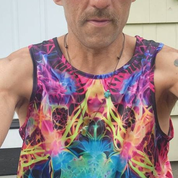 Neon Laser T-rex Rave Pashmina - Festival Shawl - by Plurfect Studios ...