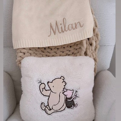Embroidered Name Baby Blanket / Soft Custom Personalized Baby Blanket ...