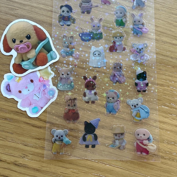 Vintage Japanese Snacks & Ramune Soda Stickers Sparkling Holographic ...