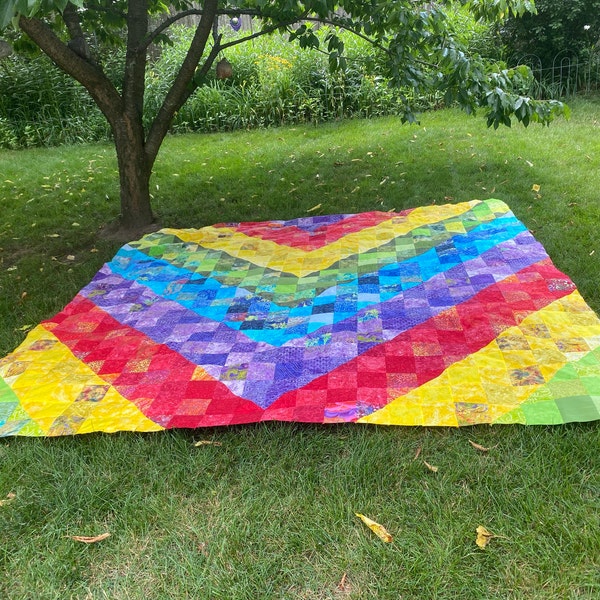 Color Dive Quilt DIGITAL DOWNLOAD PATTERN by Anna Maria Horner - Etsy