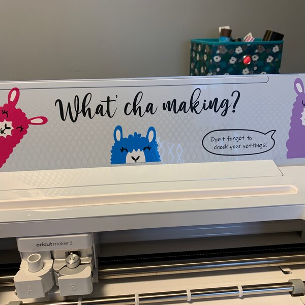 What 'cha Making Llamas Svg, Cricut Lid Decal Svg, Cute Llama Svg ...