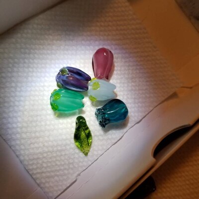 Set of 4 Cobalt Blue Roses Handmade Artisan Sculptural - Etsy