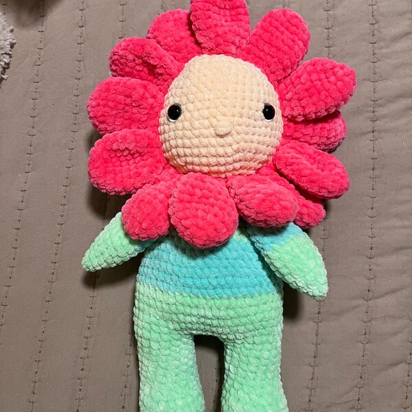 Flower Baby Crochet Pattern, Flower Baby Amigurumi Pattern, Sun Flower ...