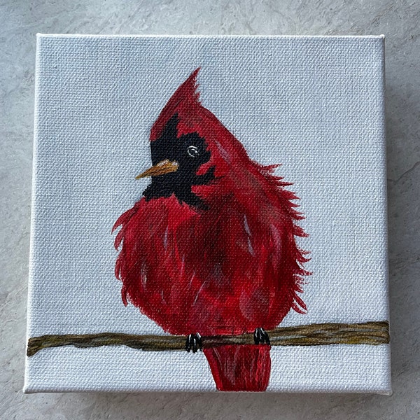 Bird Painting Kits DIY Paint Kits Acrylic Painting Kits Titmouse Bird ...