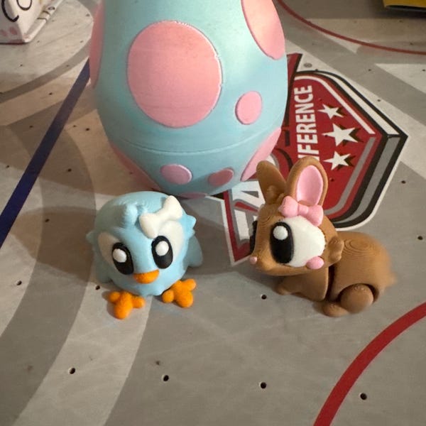 Cute Baby Pigeon! 3D Printed Animals, Articulated Fidget Birds, Sensory ...