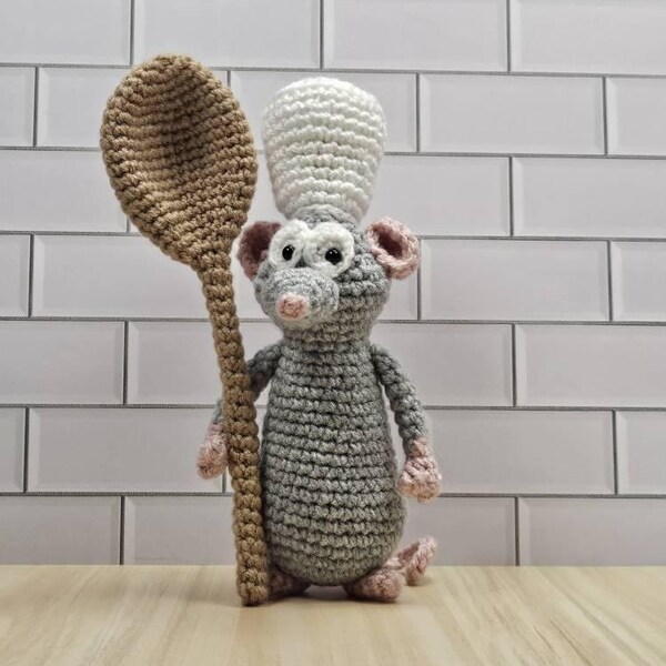 Cooking Rat - Crochet Pattern - Etsy
