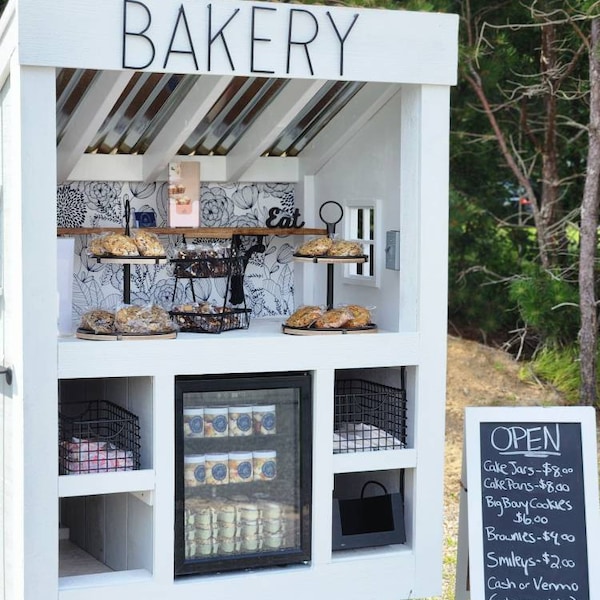 DIY Farmstand Plans Guide Tutorial PDF | Driveway Roadside Veggie ...