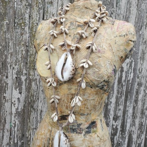 Cowry Shell Necklace, Macrame Choker, Gift for Her, Choose the Color - Etsy