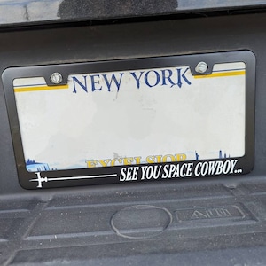 Cat Funny License Plate Frame - Etsy