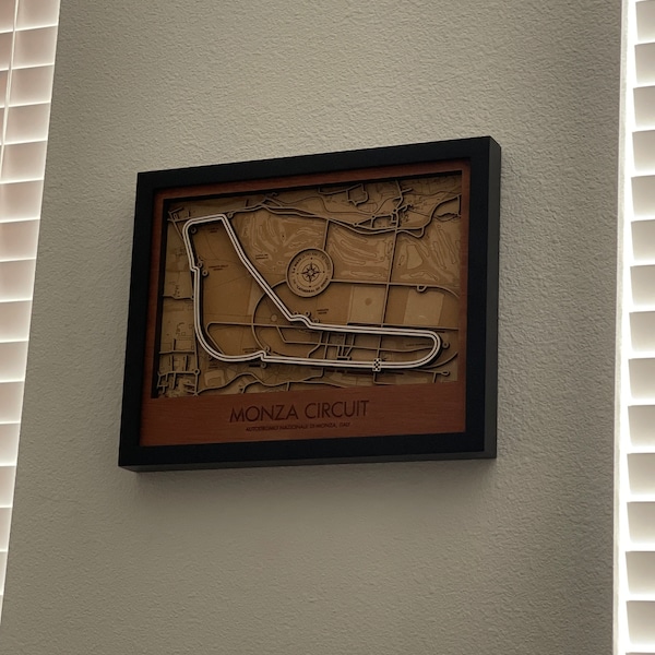Interlagos 3D Wood Track Map Formula 1 F1 Wall Art Customizable - Etsy