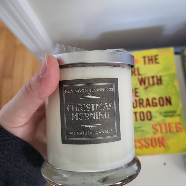 Christmas Morning Candles - Holiday Crystal Candle - Christmas Candle ...
