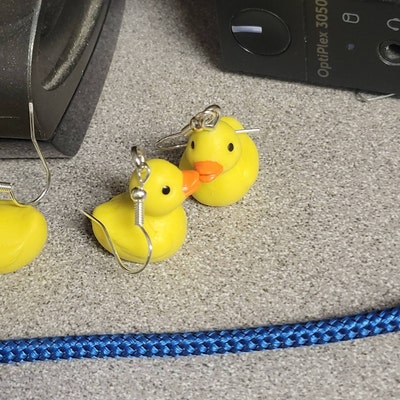 MINIATURE RUBBER DUCK Ducky Duckies Micro Minis Tiny Dollhouse Fairy ...