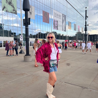 Taylor Swift Karma Jackets CUSTOM MADE Tinsel Fringe Jacket - Etsy