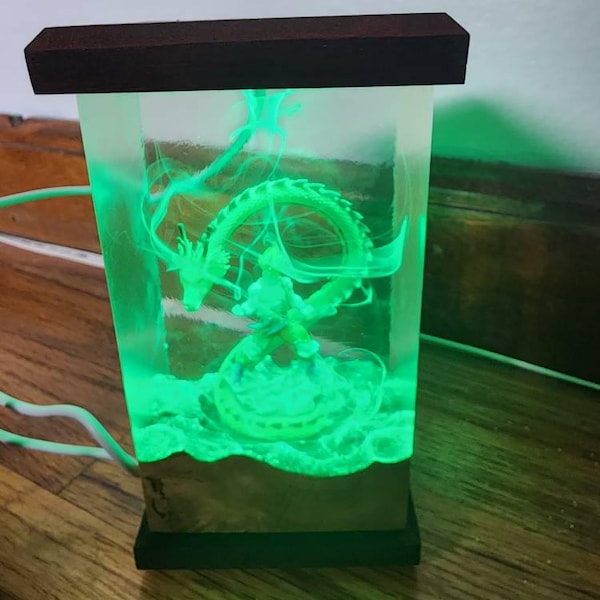 Too.thl.ess Dragon Resin Lamp Ver 2, HTTYD Night Lamp, Light Fury Lamp ...