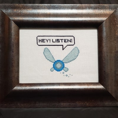 Navi Hey Listen Legend of Video Gamer Ocarina of Time Cross Stitch ...